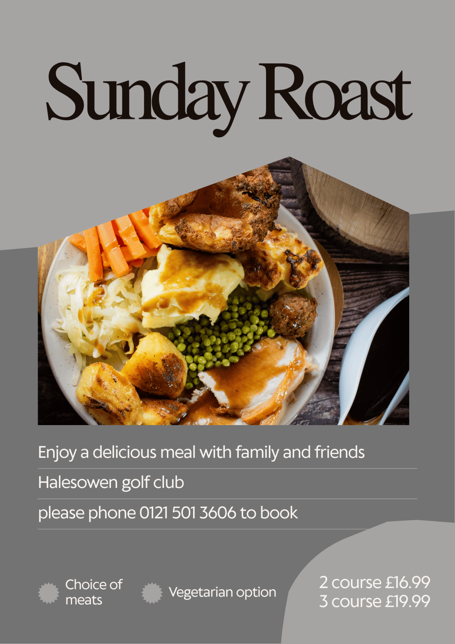 Menus - Halesowen Golf Club